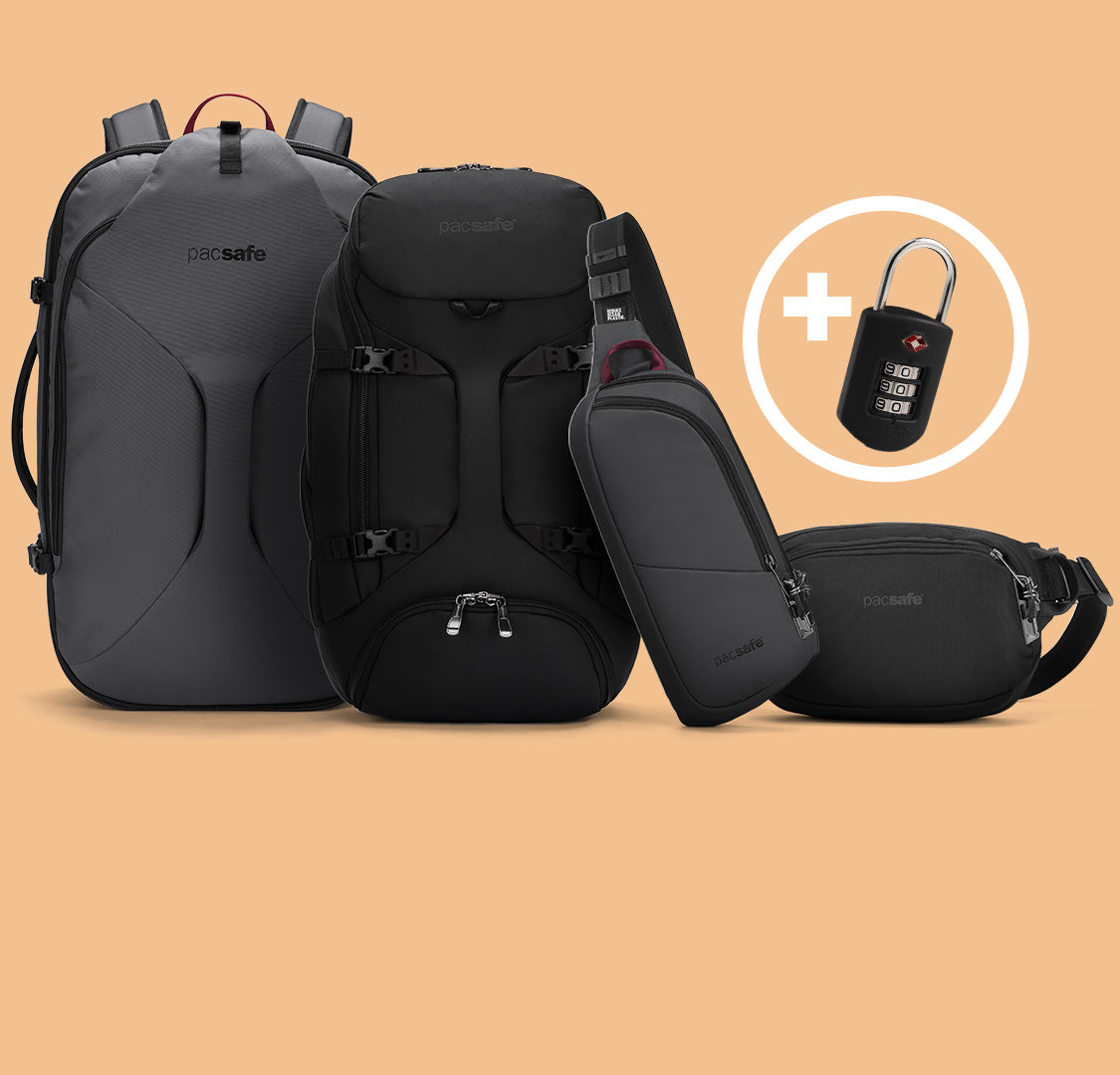 Pacsafe Official | Shop Online For Anti-Theft Backpacks & Travel Gear